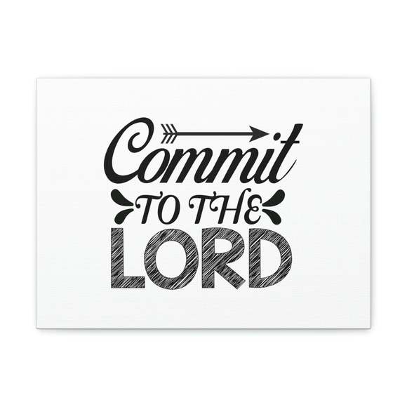 Express Your Love Gifts | Art | Scripture Sign Commit To The Lord ...